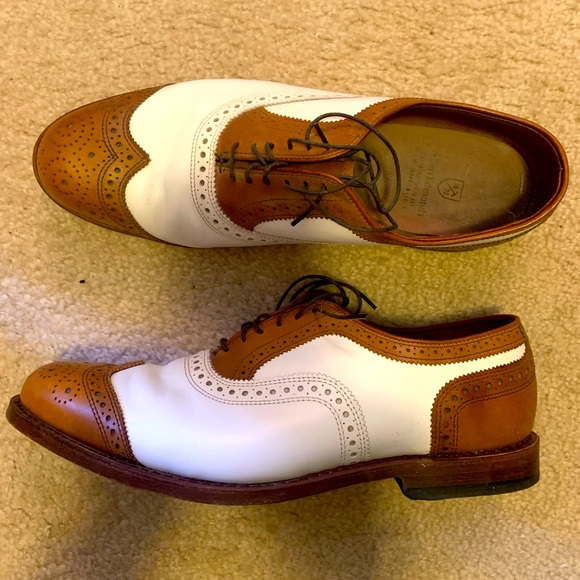 Allen Edmonds | Shoes | Allen Edmonds Hampton Brown And White Wingtip ...